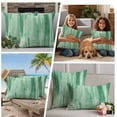 2 Pack Outdoor Waterproof Throw Pillow Covers,Sage Green Oil Painting ...