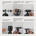 Diving Diving Tanks Oxygen Cylinder Respirator Adapter Large to Small ...