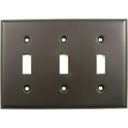 JR Products 14045 Black Single Switch Plate - Walmart.com