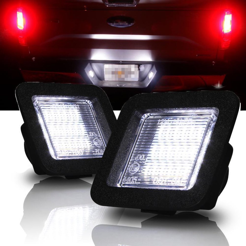 Xotic Tech Xenon White LED License Number Plate Light Kit for Ford F ...