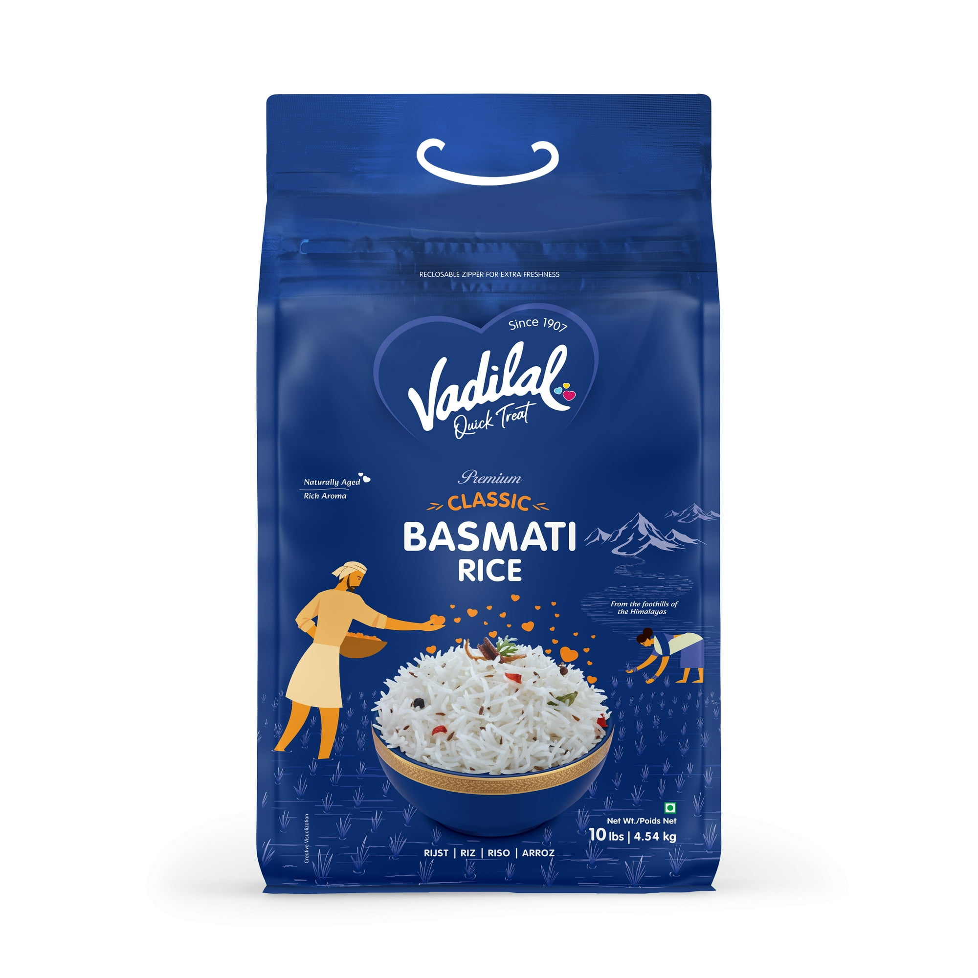Click here for Vadilal Classic Basmati Rice 10lb prices