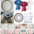 CIYISON Rosette Maker Large Round for Extra Large Yo-Yo Maker DIY Handmade Ribbon Flower Making ...