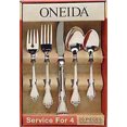 Oneida 20-Piece True Rose Flatware Set - Walmart.com