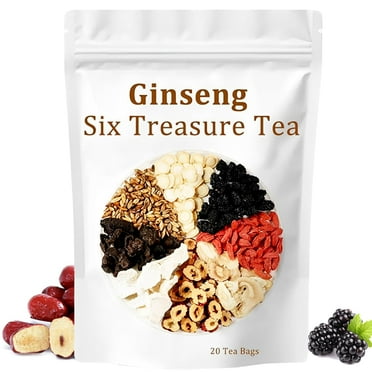25 Pack Ginseng Five treasure tea , Ginseng six treasure tea , Kidney ...