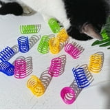 Cat Spring Toys (60 Pack), Playful Coils for Kittens, Coil Plastic for ...