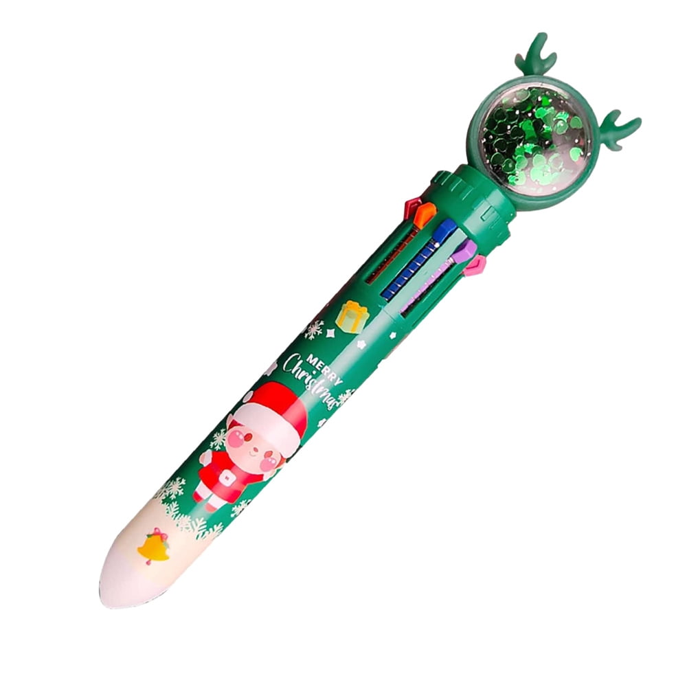 Christmas Retractable Ballpoint Pen Lightweight Durable Practical Pen ...