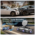 1080P FHD 3/4 Channel Dash Cam for Cars, 360° Rotatable Cameras, WiFi ...
