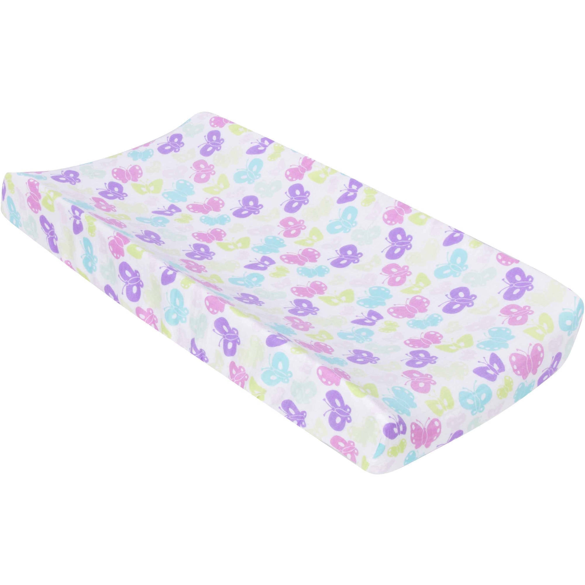 MiracleWare Muslin Changing Pad Cover Butterflies - Walmart.com