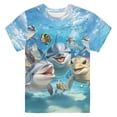 Byoo Tween Boys Dolphin Graphic T Shirt Summer Short Sleeve Crew Neck ...