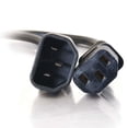 C2G 10ft 14 AWG 250 Volt Power Extension Cord (IEC320C14 to IEC320C13 ...