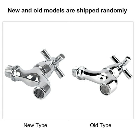 AYNEFY Plastic Washing Machine Faucet, Plated Sink Basin Water Tap With ...