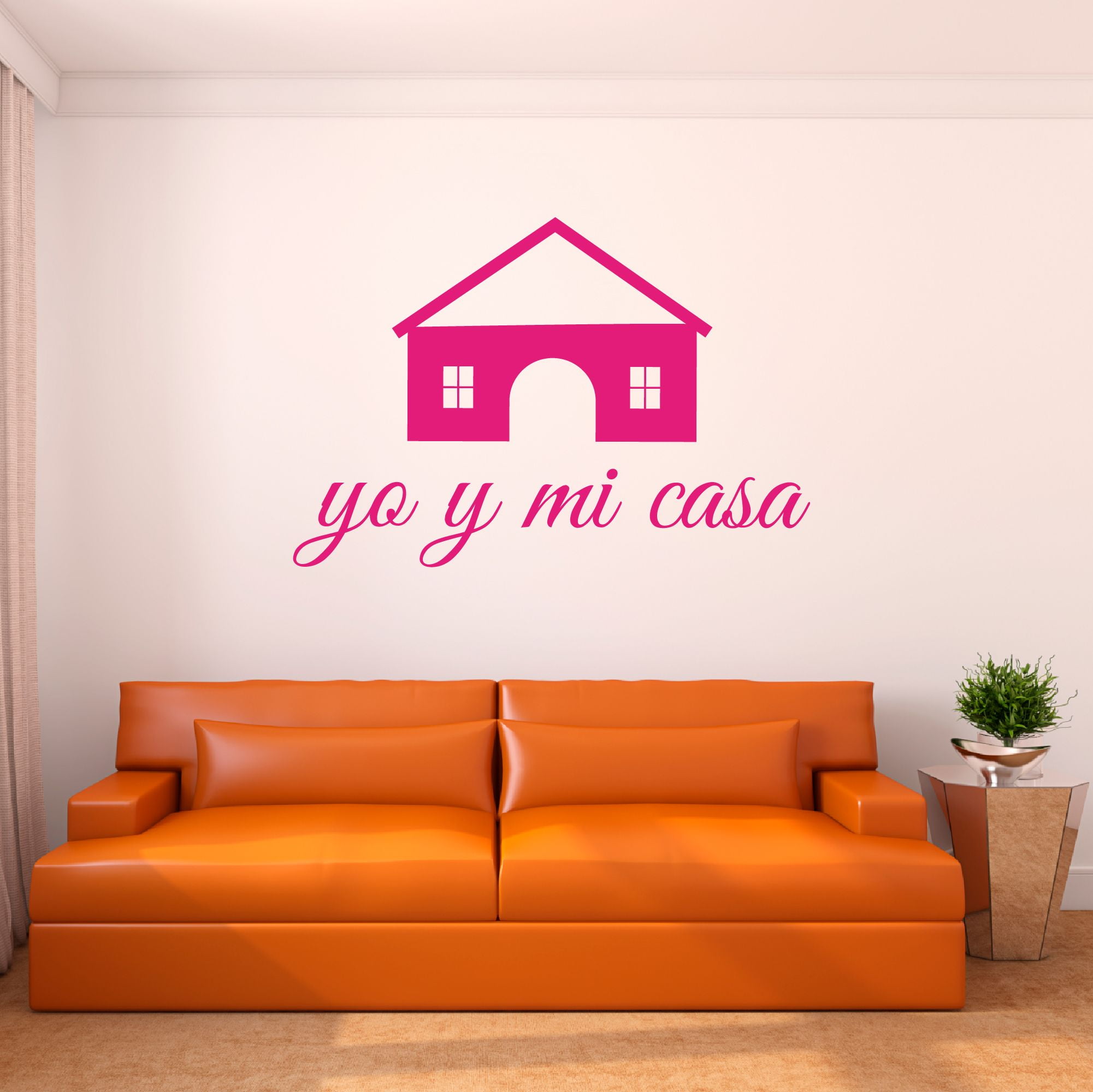 Spanish Wall Decals for Children Bedroom - Yo y mi casa The Lord ...