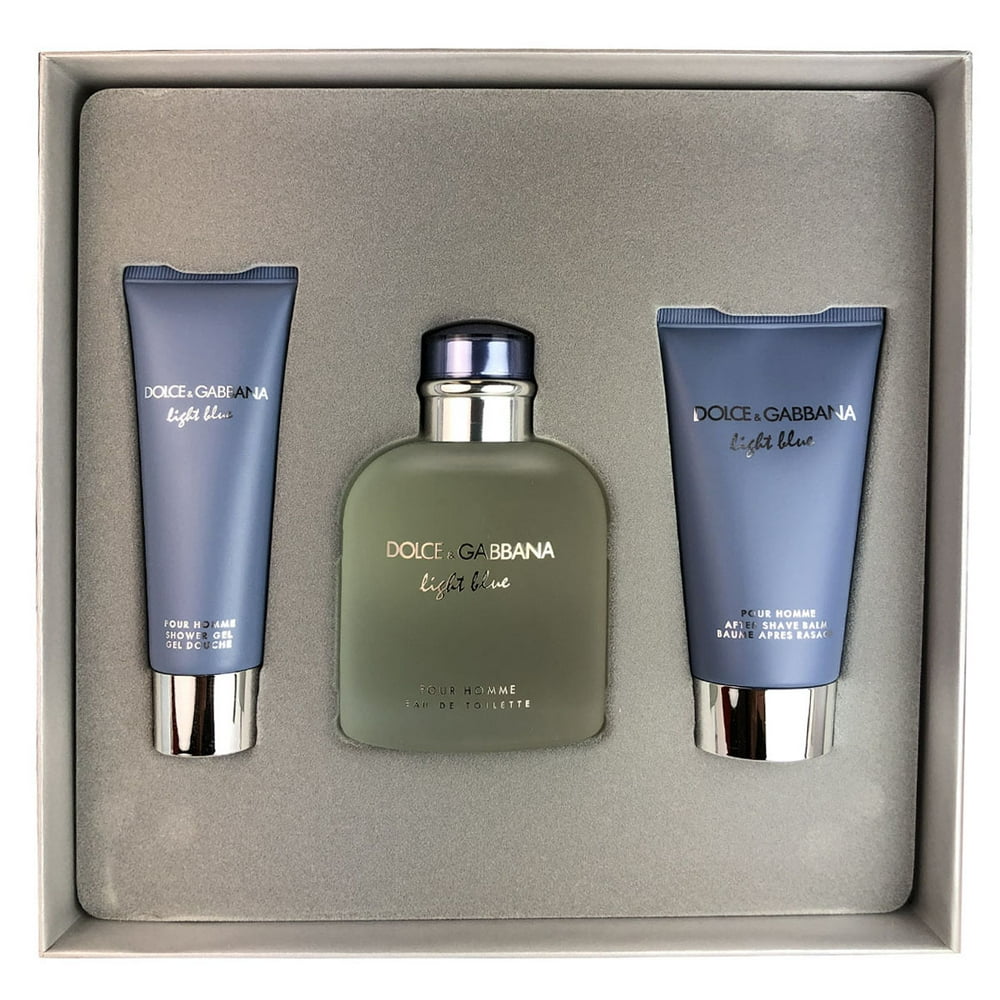 Dolce & Gabbana - D & G Light Blue Men 3 Pc gift set - Walmart.com ...