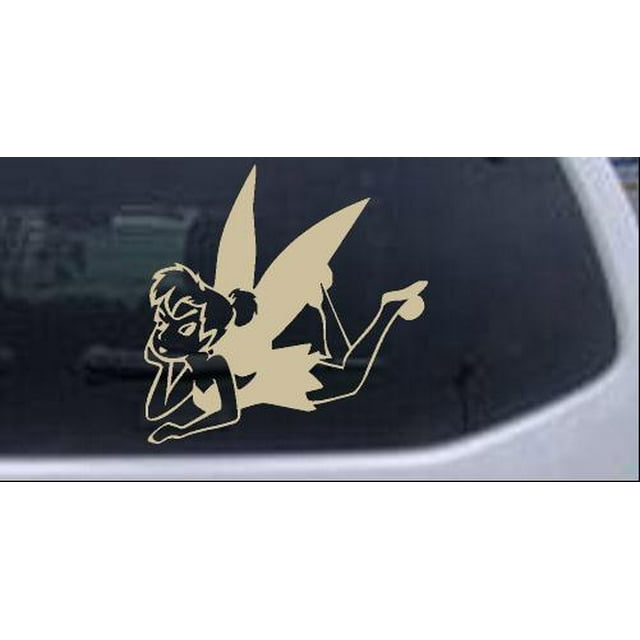 Tinkerbell Laying Car or Truck Window Decal Sticker - Walmart.com