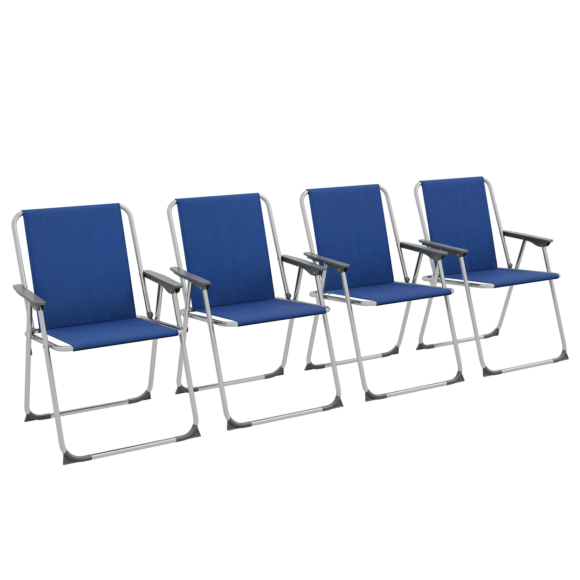 Click here for Outsunny Folding Patio Camping Chairs Set W/ Armre... prices