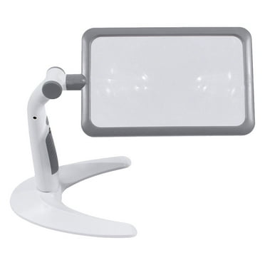 Eye Candy LED Large Travel 2 Pack Full-Page Book Magnifier, Magnifies ...
