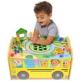 CoComelon Learning & Play Wooden Activity Table with Storage, Kids Toys ...