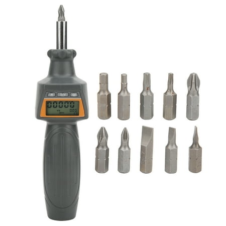 Digital Torsion Screwdriver Pre-Set Adjustable Hand Tool with 10Pcs ...
