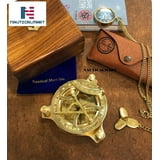 5" Sundial Compass Solid Brass Sun Dial - Walmart.com