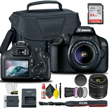 Canon EOS Rebel T100 Digital SLR Camera with 18-55mm Lens Kit, 18 ...