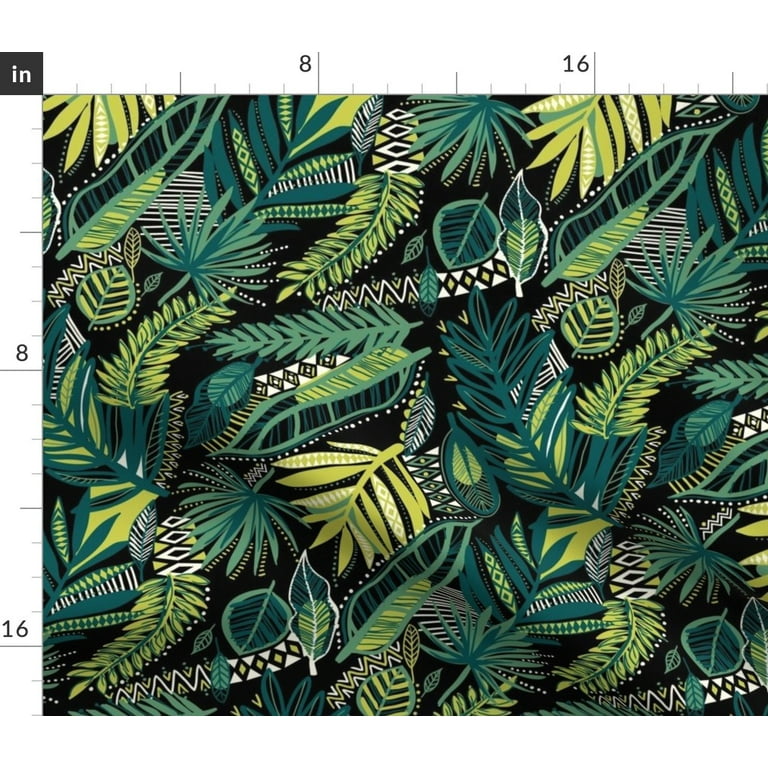 Palm Leaf Fabric Print