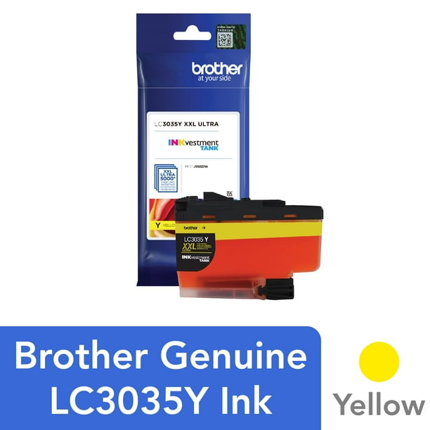 Brother Genuine LC3035Y, Single Pack Ultra High-yield Yellow ...