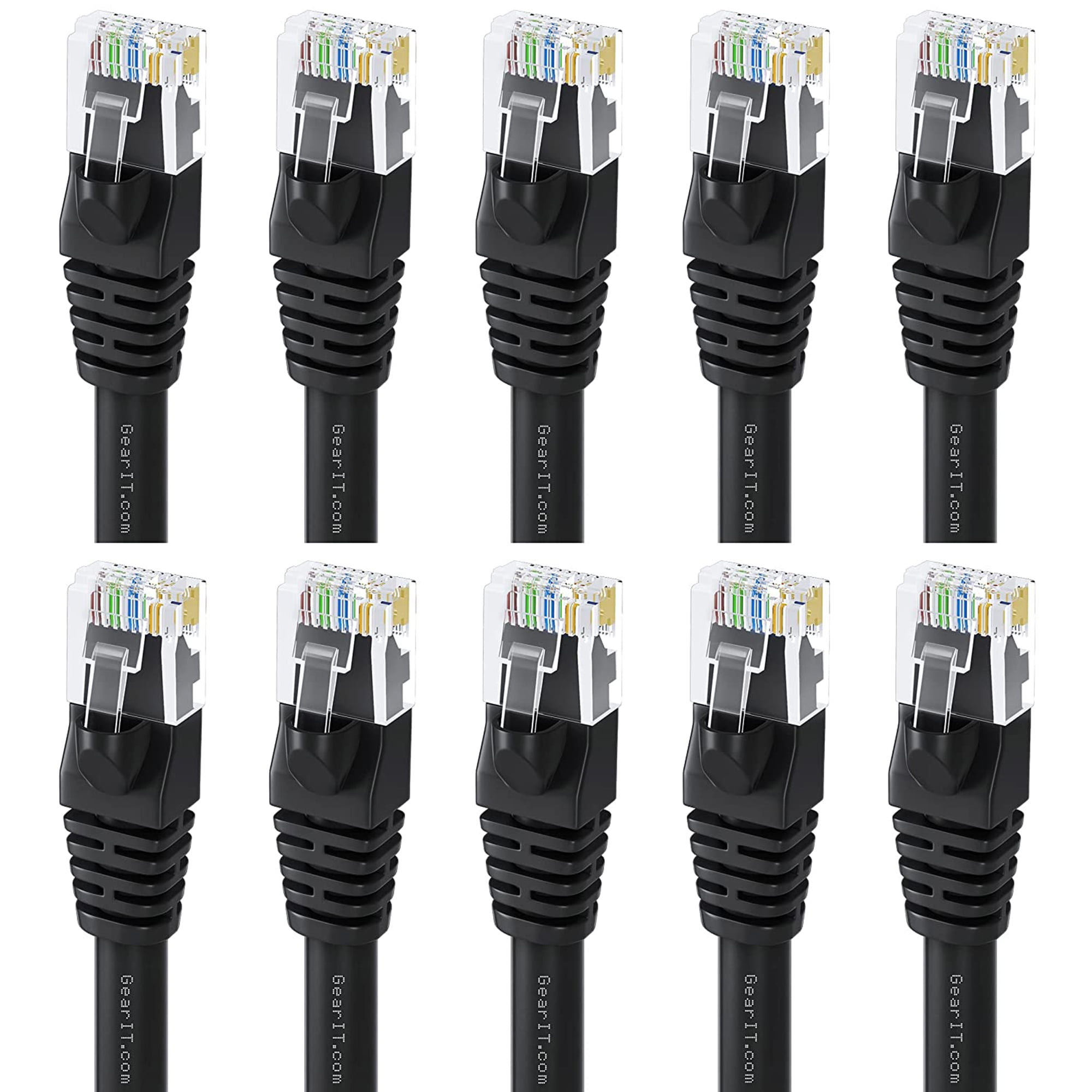 GearIT Pre-Terminated Cat 6 Ethernet Cables for Home & Office Network ...