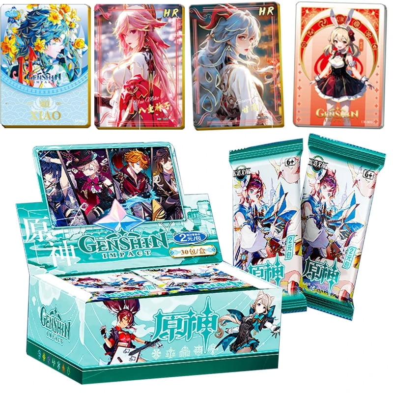 Tarjetas de impacto Genshin originales, Yae Miko Hutao Genshin Impact ...