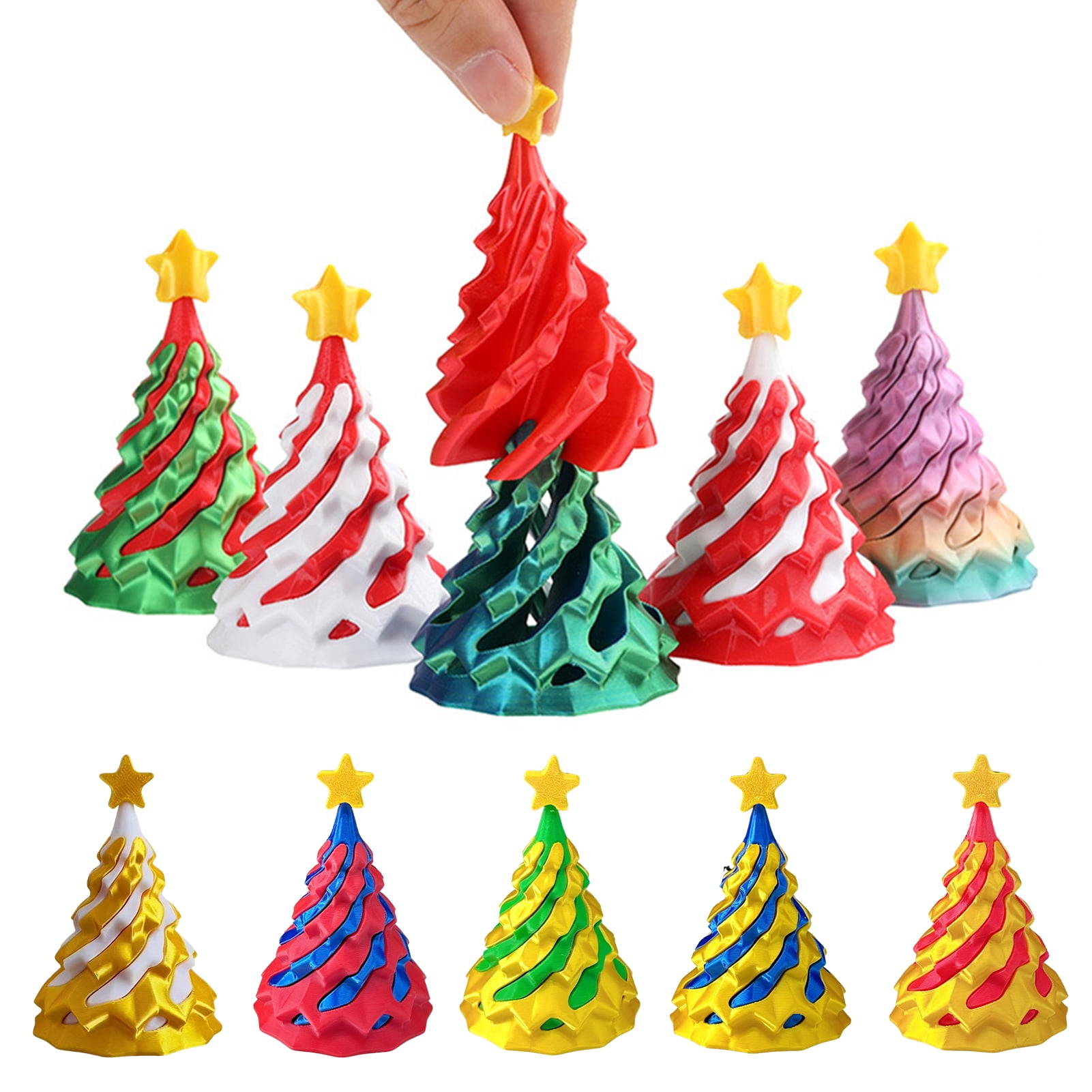 Click here for Unbranded Musbetu 3d Printed Spiral Christmas Tree... prices