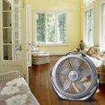 20" Air Circulator, Black Wind Machine for Home, Floor Fan with 3 ...