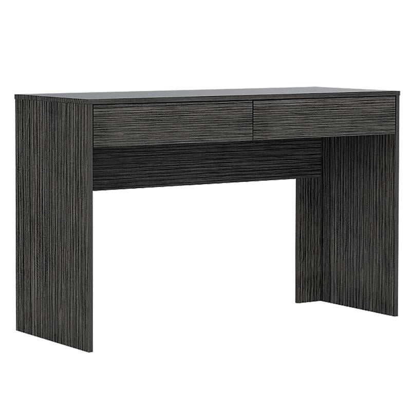 TUHOME Acre Computer Desk, Two Drawers, Countertop Desk,Grey Oak, For ...