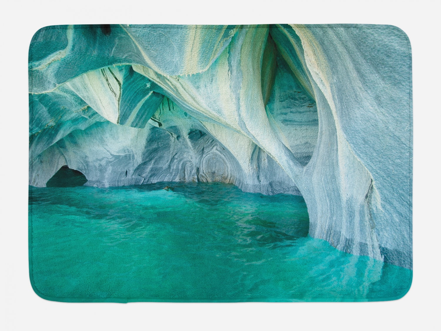 Nature Bath Mat, Natural Marble Cave at European Mediterranean Lake ...