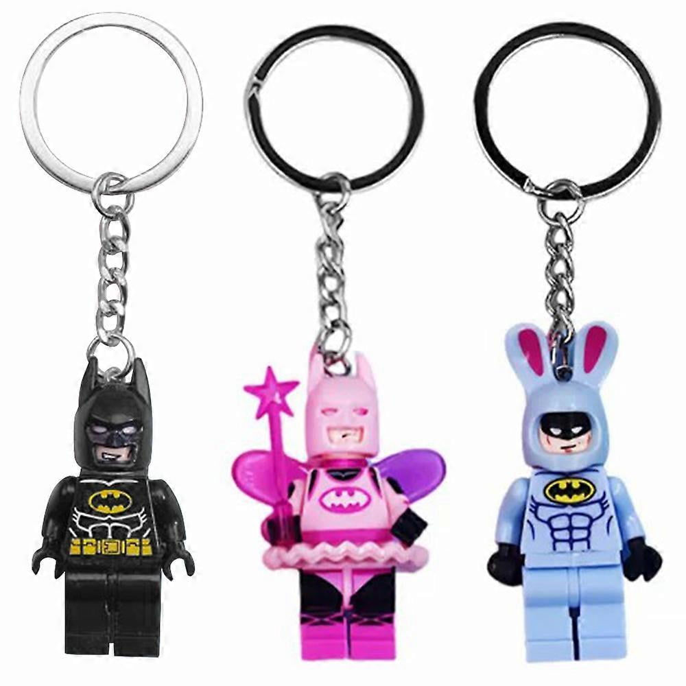 Batman Fairy 3D Keychain Cartoon Anime Keyring Backpack Pendants Keys ...
