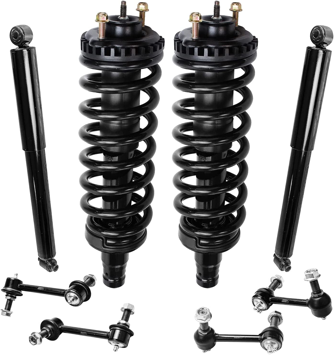 2 Front Quick Strut Complete Strut Shock Assembly For Gmc Envoy Buick