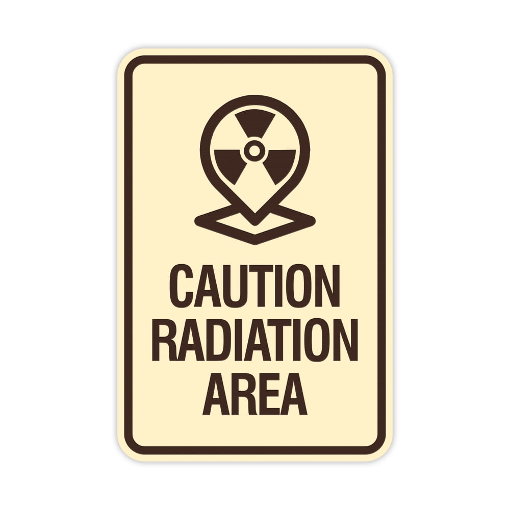 Printable Radiation Area Sign