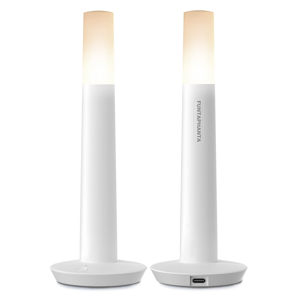 LED Portable Cordless Table Lamp, Rechargeable Battery Operated, 3500K ...