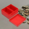 DESIGNICE 2026 New Plastic Coin Case Set Coin Storage Box Display Stand ...