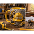 Construction Grandpa Mug 2D Printed 3D Effect, Grandpa Builder Gift ...