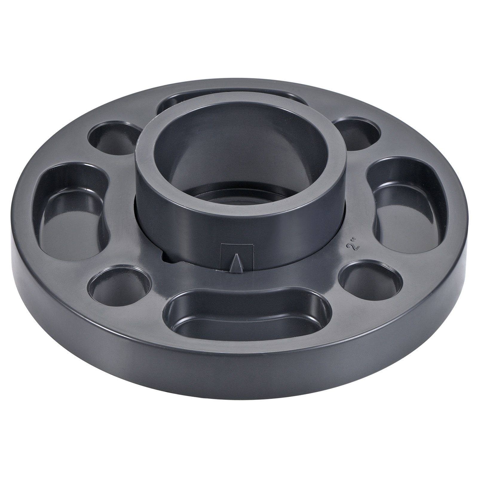 Uxcell UPVC Floor Flange Pipe Fitting 2 '' 60.3mm ID SCH 80 DN50 Socket ...