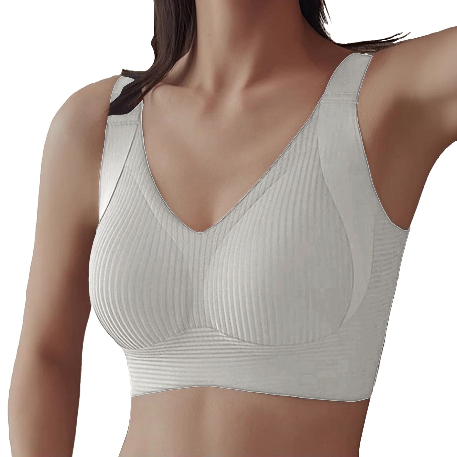 Click here for Manxivoo 2 Piece Bust Minimizing Bra Plus Size Ful... prices