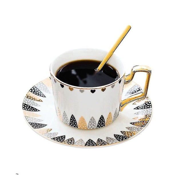 Coffee tea sets simple couple coffee cup saucer set creative flower tea ...