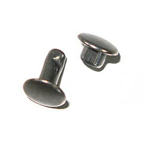Double Cap Rapid Rivets 7mm Cap 8mm Post Gun Metal - Walmart.com