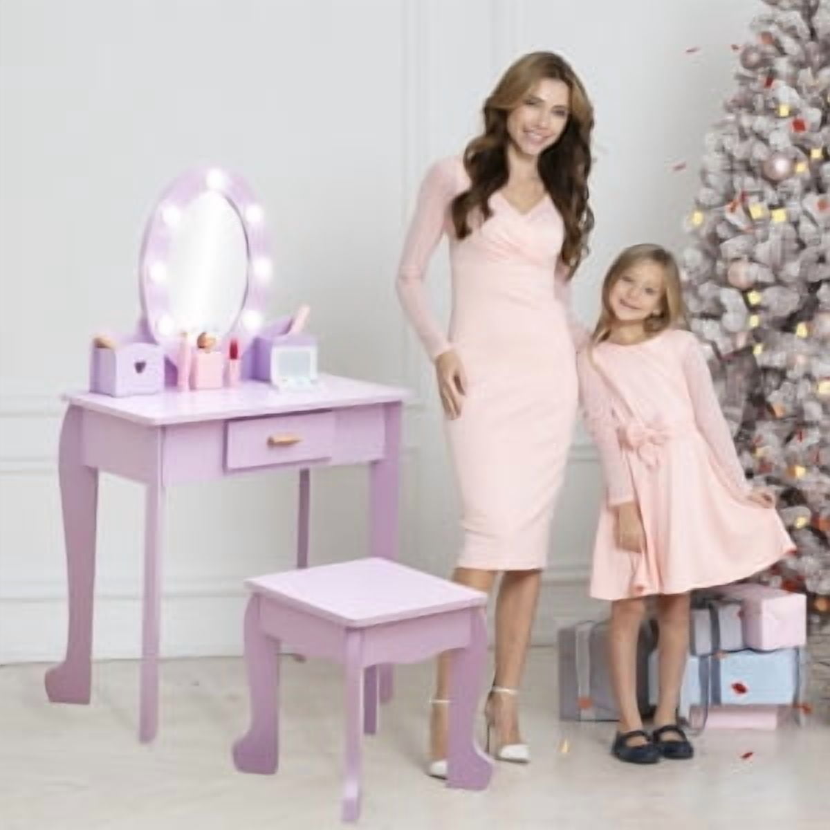 Click here for Ronshin Girls Vanity Table And Chair Set  Kids Mak... prices