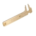 Yajisi Premium Solid Brass Vernier Caliper Sliding Gauge Double Scales ...