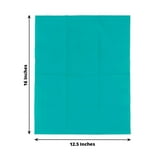 Efavormart 50 Pack | 2 Ply Soft Turquoise Dinner Party Paper Napkins ...