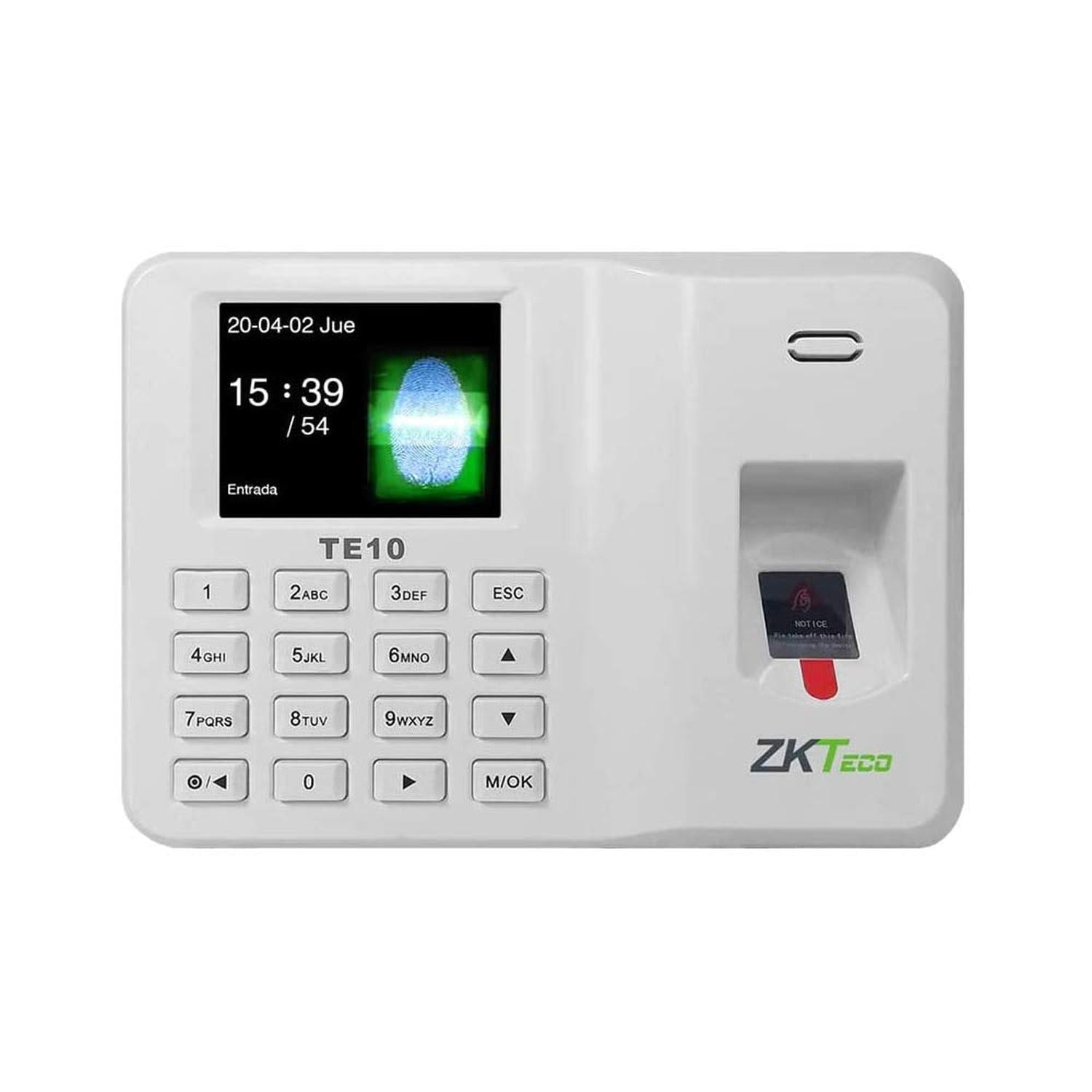 ZKTeco Reloj Checador de Huella Digital Biométrico Terminal de Tiempo y ...