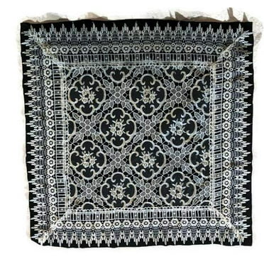 Rajasthan Block Print Square Cotton Tablecloth 60" x 60" Blue - Walmart.com