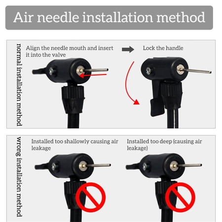 Portable Manual Ball Pump Inflator with Set ball pump Handheld ...