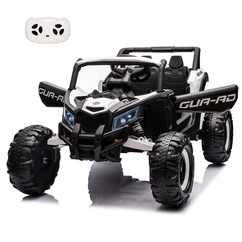 Tropow 24 Volt Ride On Toys For Boys battery Powered Kids Car  Electric Off-Road Utv Car With Remote Control  200w Motors  Led Lights  Music  Enhanced