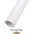 2.2" x 2.5" PVC Pipe 14" Plastic Rigid Tubing Round High Impact Drain ...